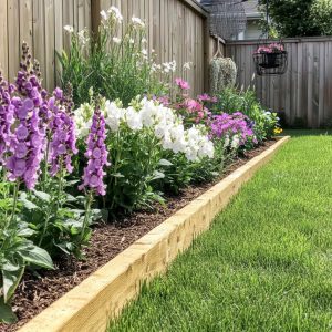 How To Design And Install Raised Flower Beds Along Fences The