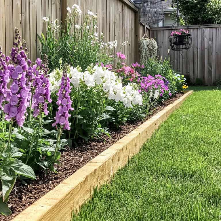 How to Design and Install Raised Flower Beds Along Fences - The ...