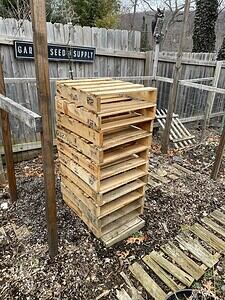 How to Build a DIY Pallet Compost Bin - The Ultimate Homestead