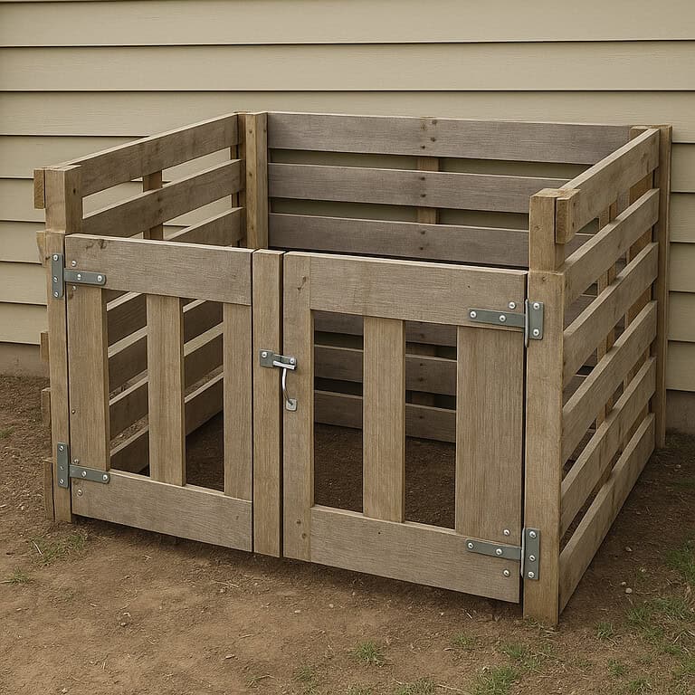 How to Build a DIY Pallet Compost Bin - The Ultimate Homestead
